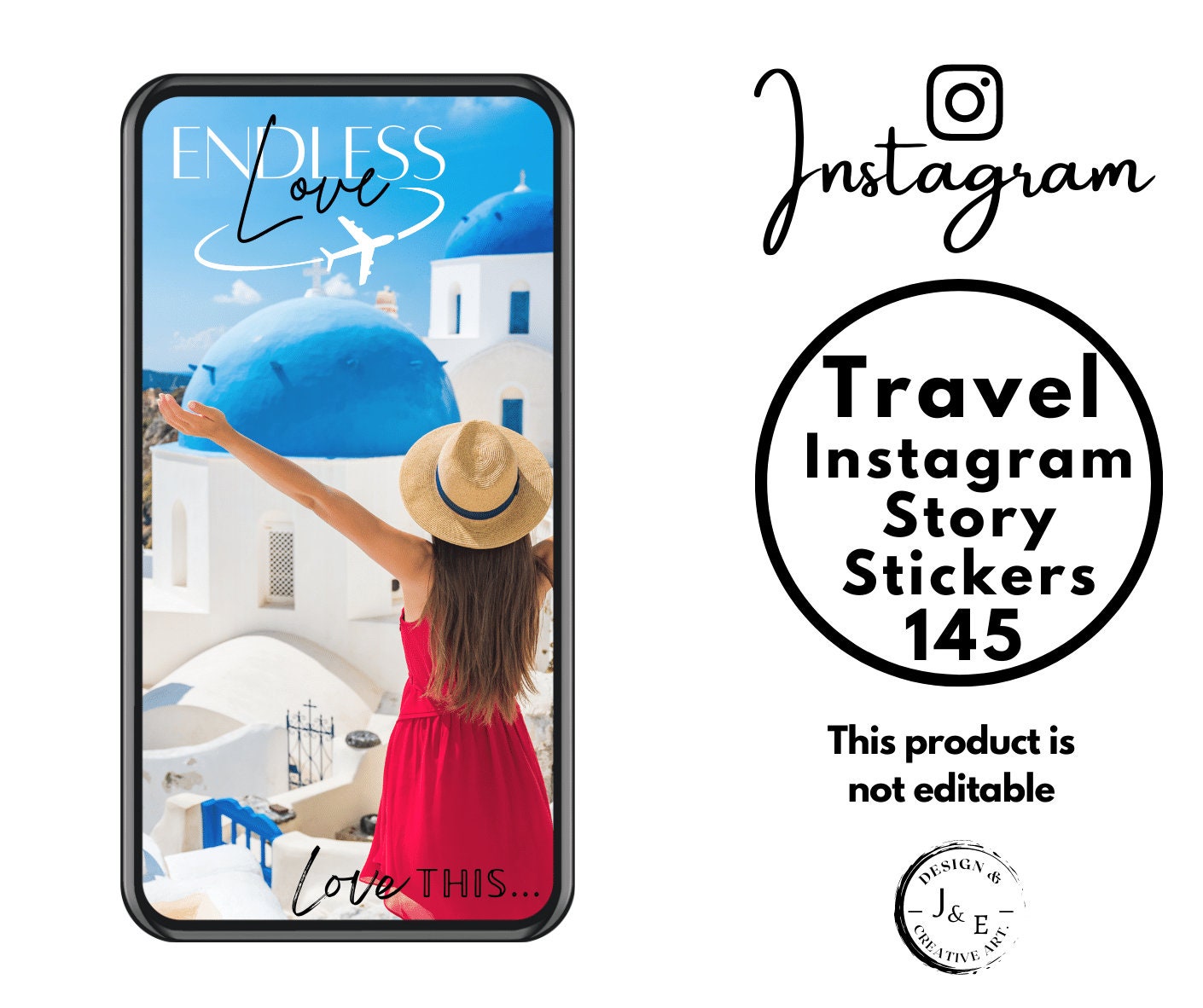 Travel Instagram Story Stickers, Summer Instagram Story Sticker, Beach ...