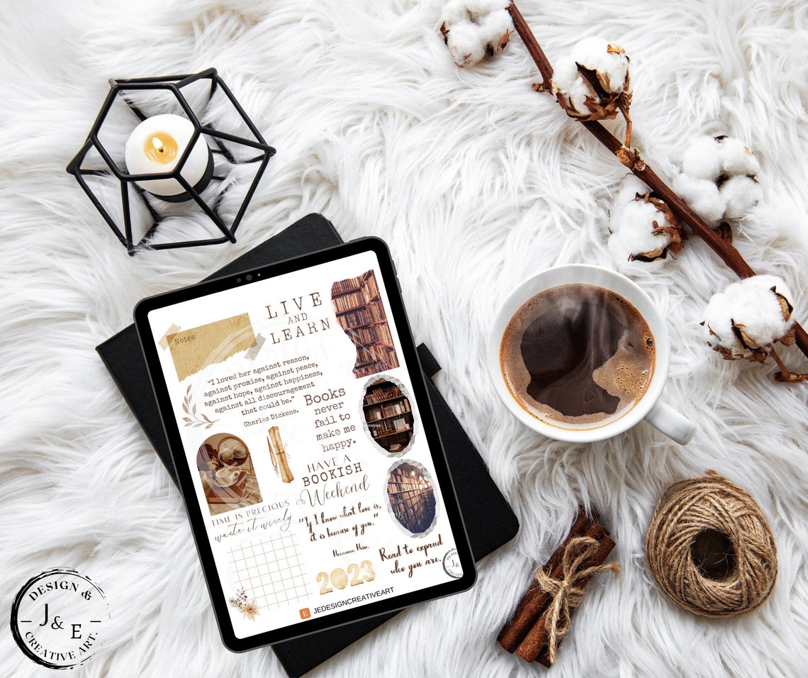 Book Love Digital Stickers for Goodnotes Bookworm - Etsy