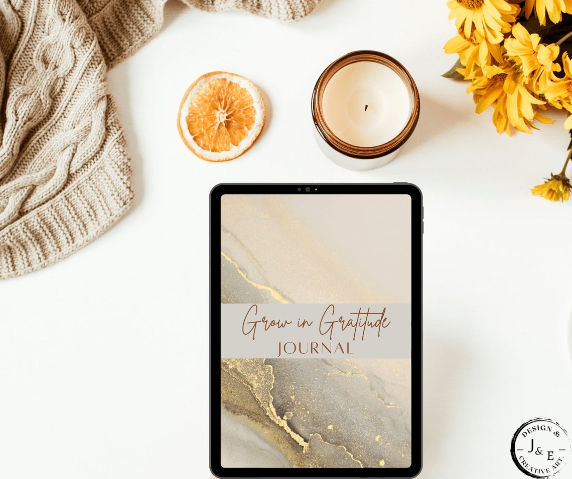 Grow in Gratitude Journal Digital Gratitude Journal Daily - Etsy