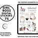 Girl Boss Goodnotes Stickers, Boss Babe Digital Stickers, Business ...