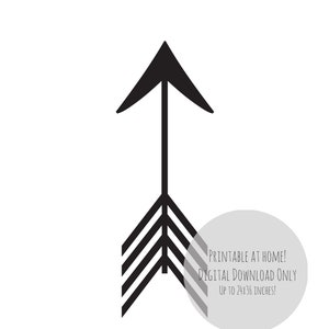 Arrow Sign - Instant Digital Download, Office Wall Art, Typography ...