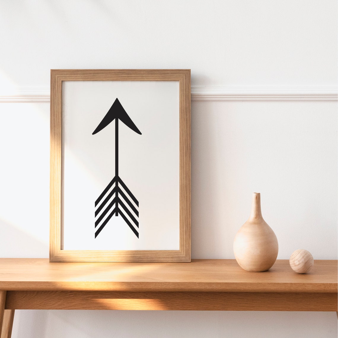 Arrow Sign - Instant Digital Download, Office Wall Art, Typography ...