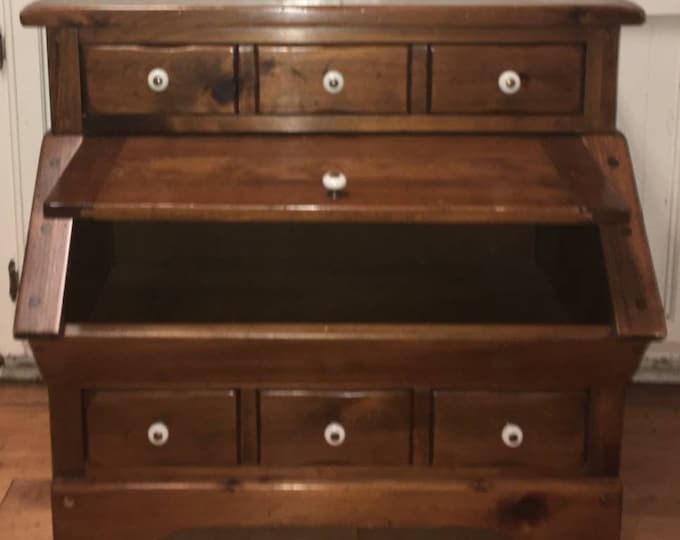 Vintage 1980 Ethan Allen Kling Colonial Pine Wood Flour Potato Sugar ...