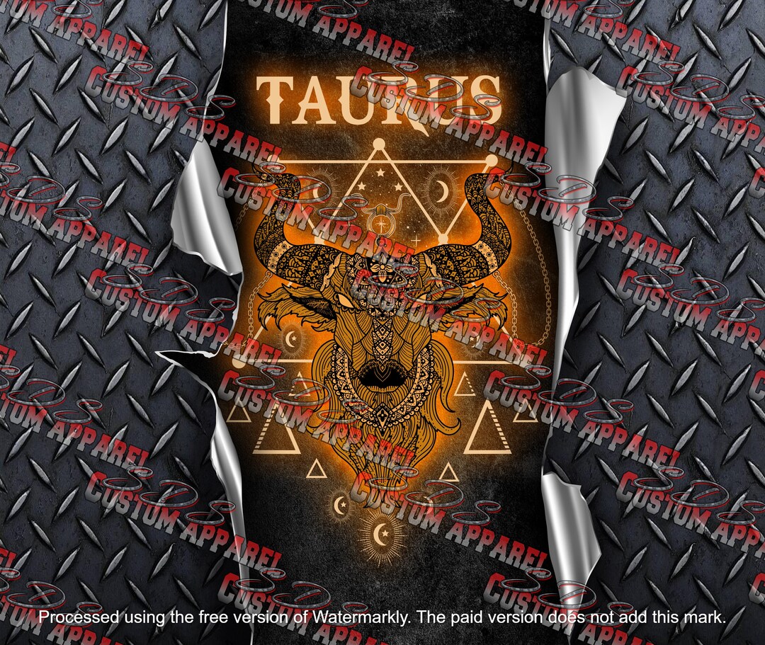 Taurus Zodiac PNG: Tumbler Sublimation Image (20oz) - Etsy