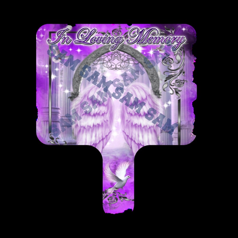 Memorial Fan, Memorial Fan Png, Png, Sublimation, in Loving Memory ...