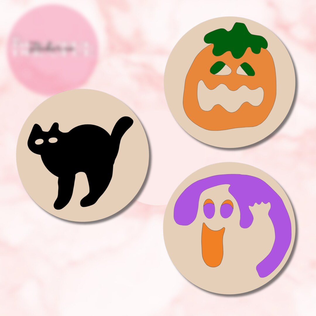 Pillsbury Halloween Sugar Cookie Sticker Matte Sticker Halloween Spooky ...
