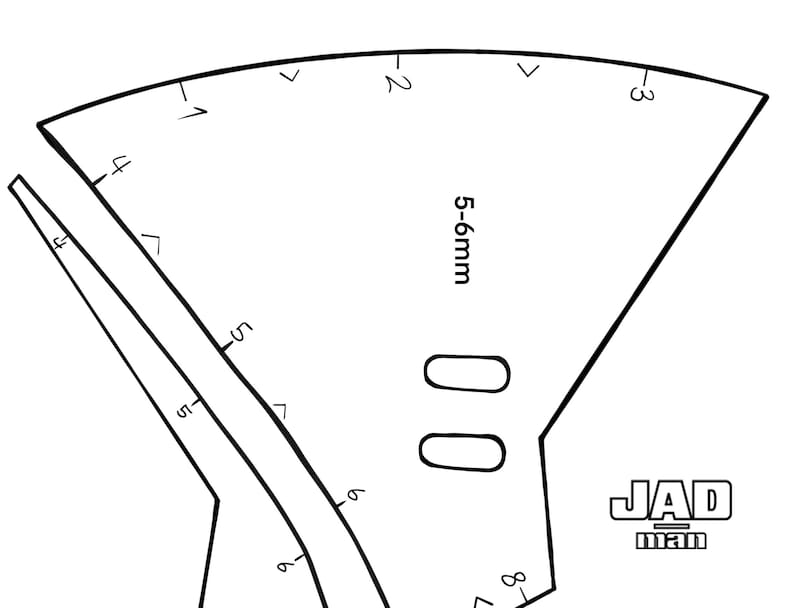 Genji Helmet Foam Template - Etsy