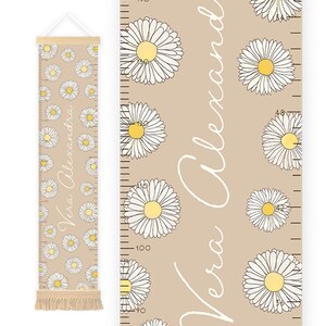 Growth Chart for Kids,personalized Kids Height Chart,daisy Growth Chart ...