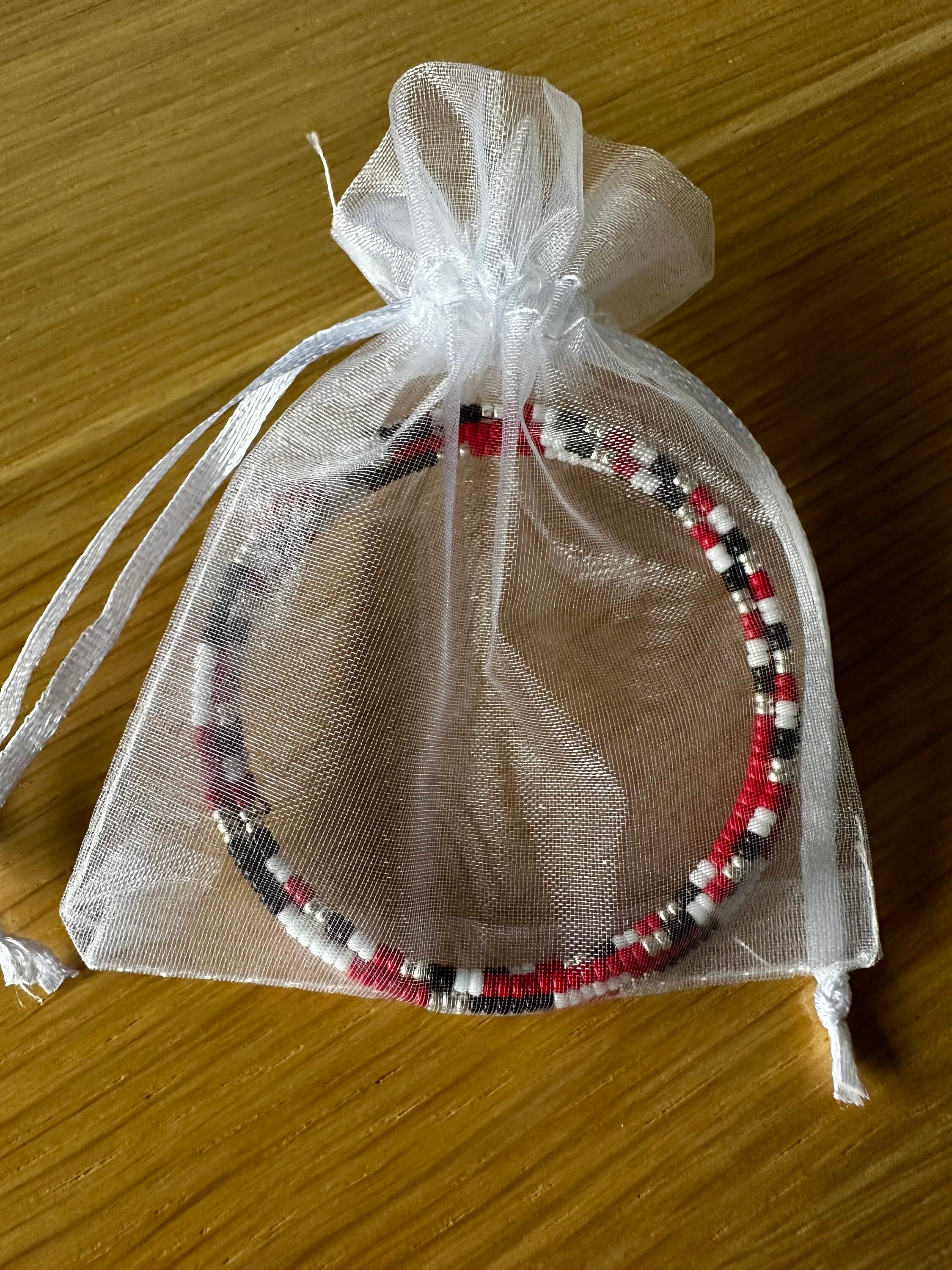Atlanta Falcons Miyuki Seed Bead Memory Wire Bracelet Set, Stackable ...