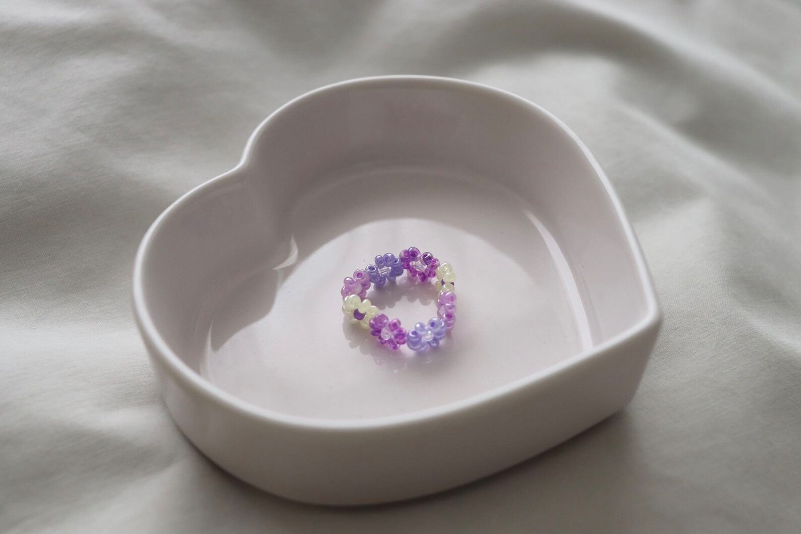 Daisy Bead Rings Flower Bead Rings Chunky Bead Rings - Etsy