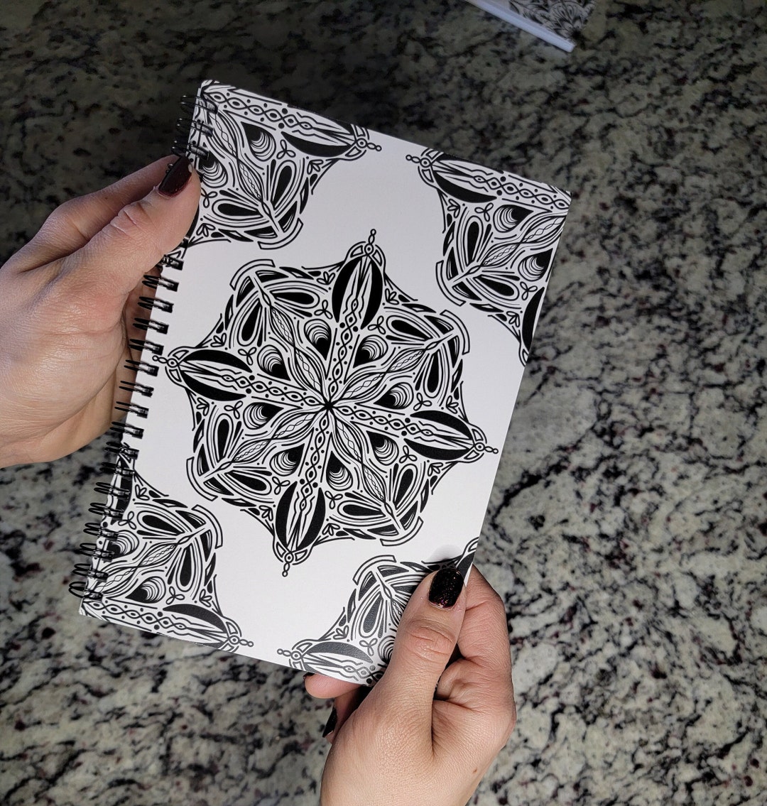 Abstract Beetle Mandala Notebook, Beetle Notebook, Mandala Notebook ...