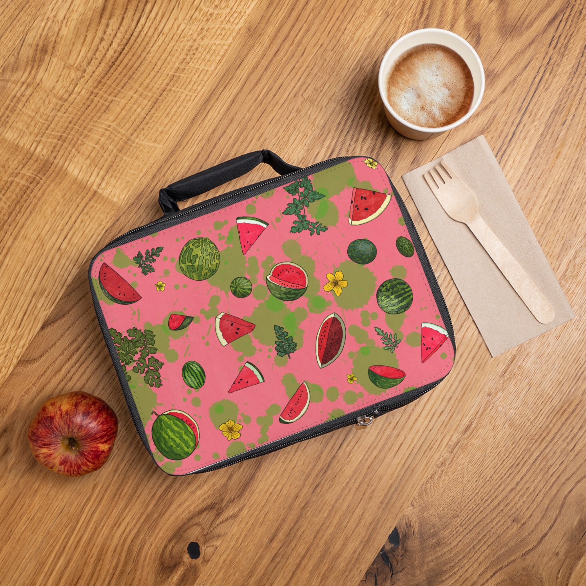 FRUIT SALAD Lunch Box WATERMELON, Watermelon Lunchbox, Watermelon Bag ...