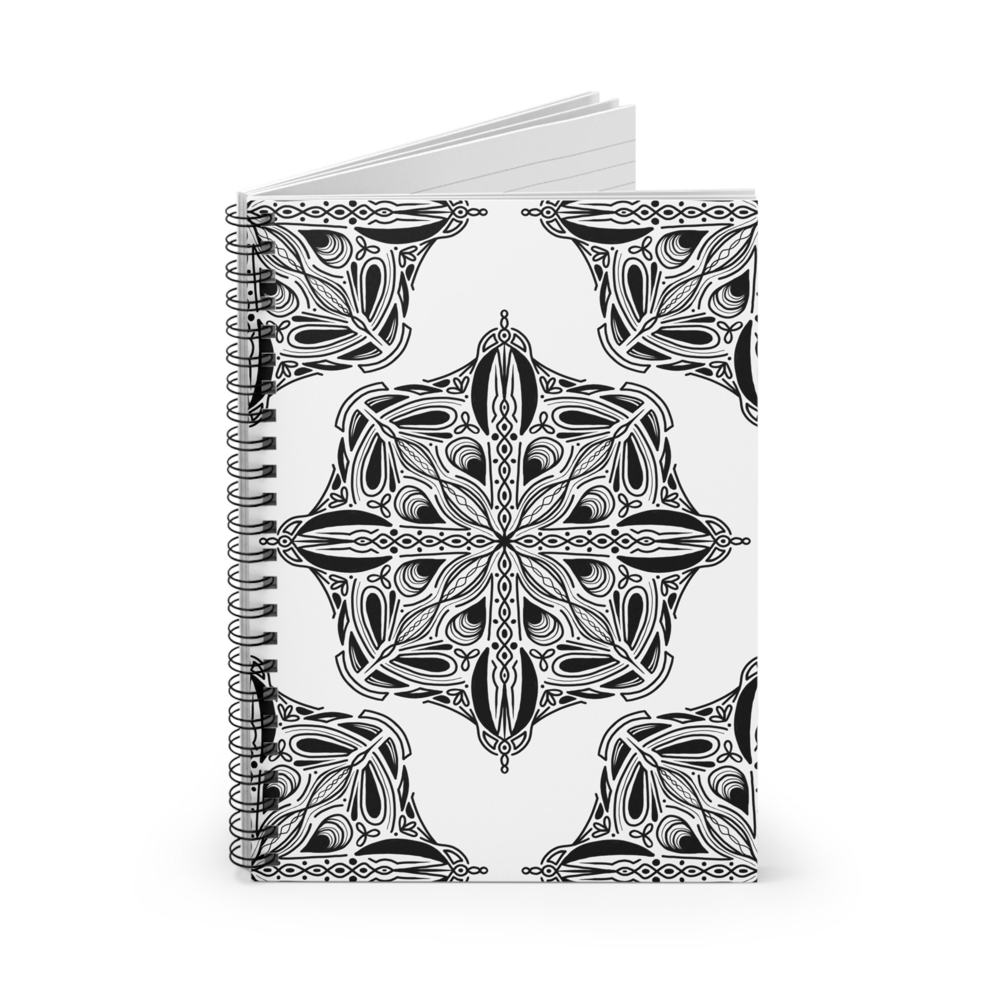 Abstract Beetle Mandala Notebook, Beetle Notebook, Mandala Notebook ...