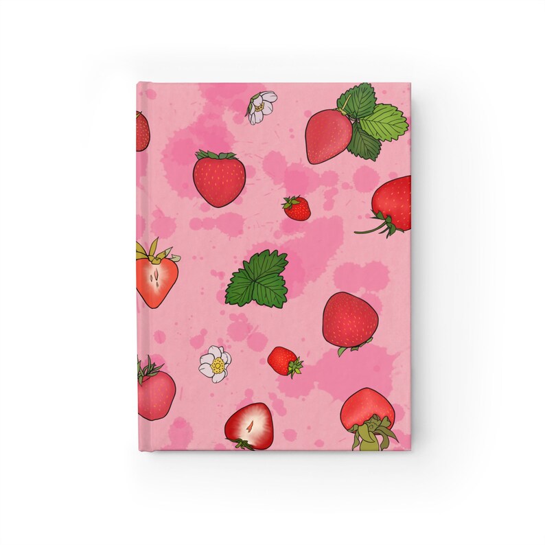 FRUIT SALAD STRAWBERRY, Strawberry Sketchbook Journal, Strawberry ...