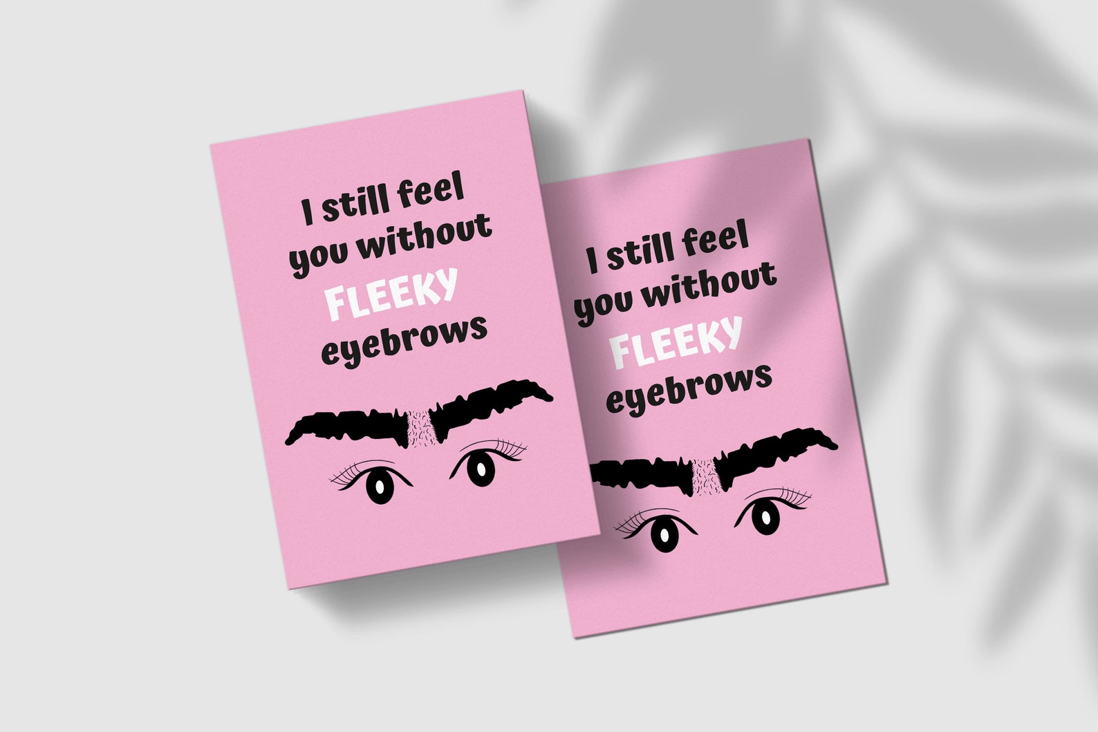Fleeky Eyebrows Card Valentines Day Card for Her Birthday - Etsy UK