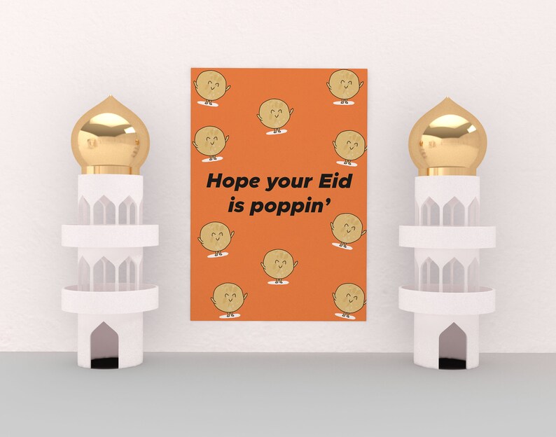Funny Eid Card Eid Mubarak Card Eid Card for Friend Eid - Etsy