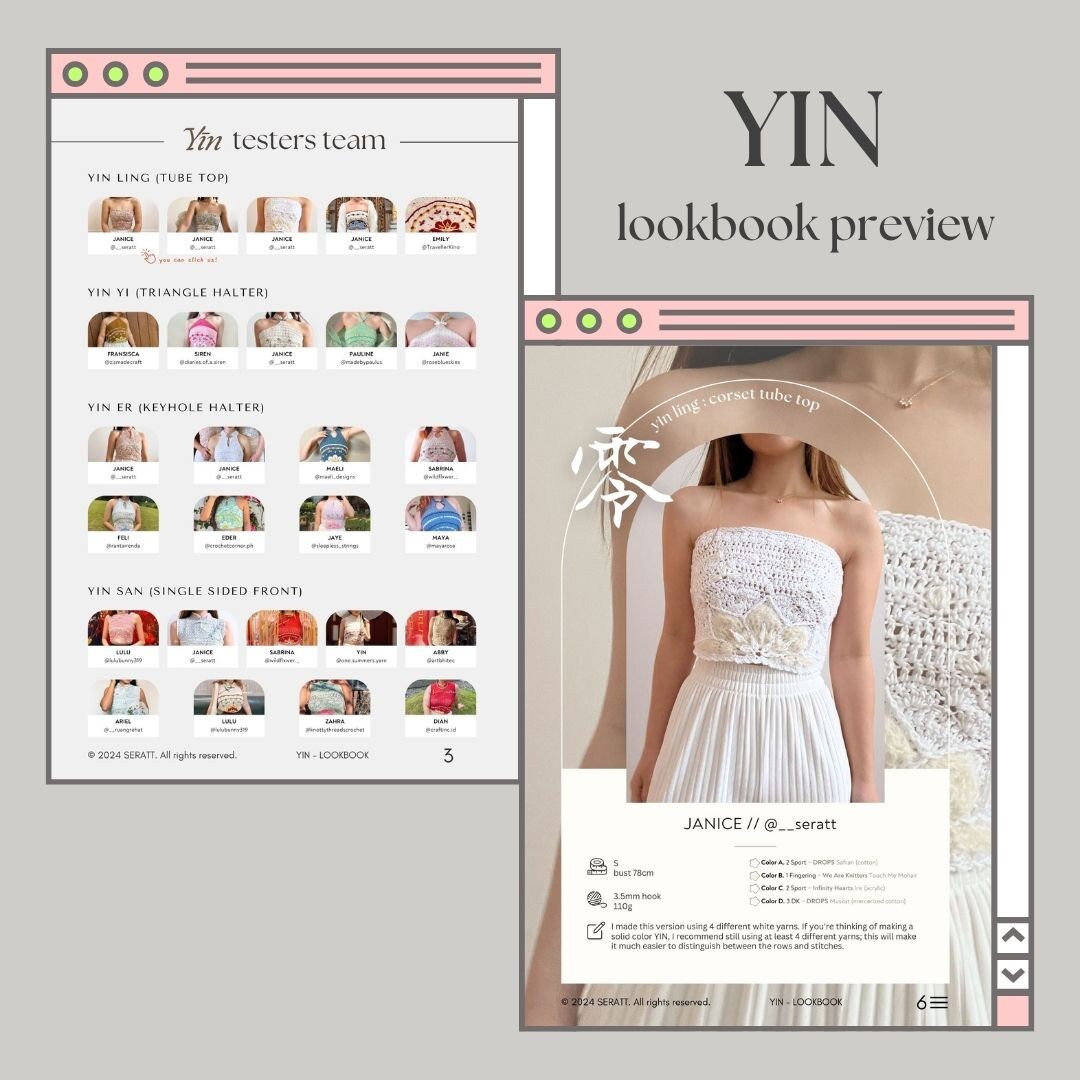 YIN ER keyhole Halter Cheongsam-inspired PDF Crochet Pattern Expert ...