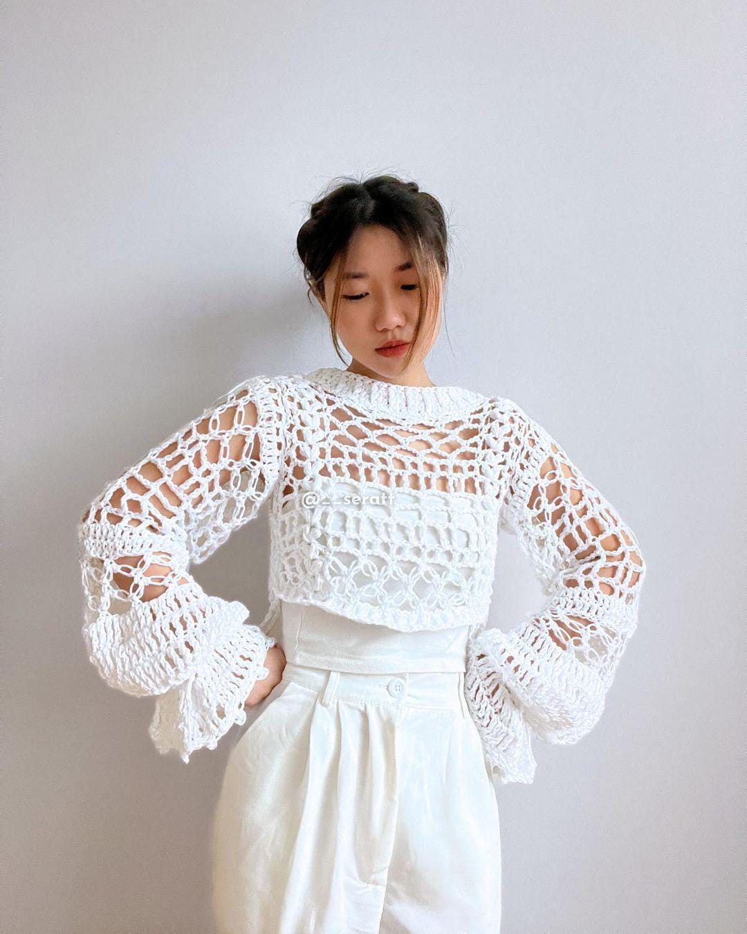 ZORA 3-in-1 Mesh (vest, Top, Shrug) | PDF Crochet Pattern ...