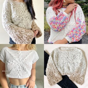 RAINE Shrug & Sweater Crochet Pattern: Made-to-measure (PDF Pattern) - Etsy