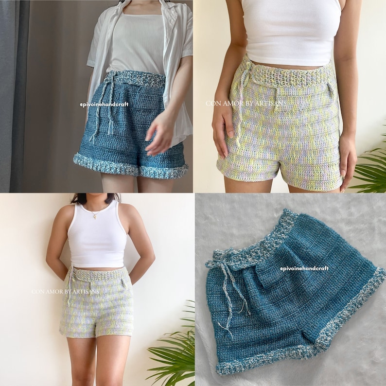 BLEU Pants PDF Crochet Pattern Advanced Beginner - Etsy