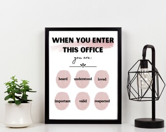 When You Enter This Office - Etsy