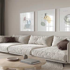 Ophthalmology Poster, Anatomy Wall Art Prints, Eye Clinic Wall Decor ...