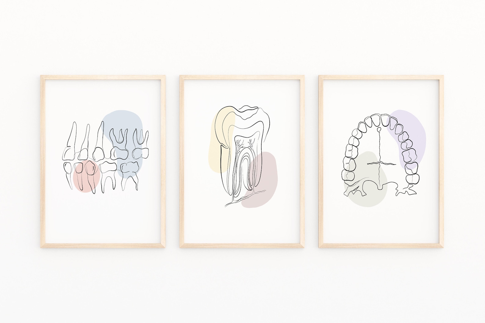 Dental Wall Art, Dental Art Digital Download, Dental Decor, Teeth Art ...