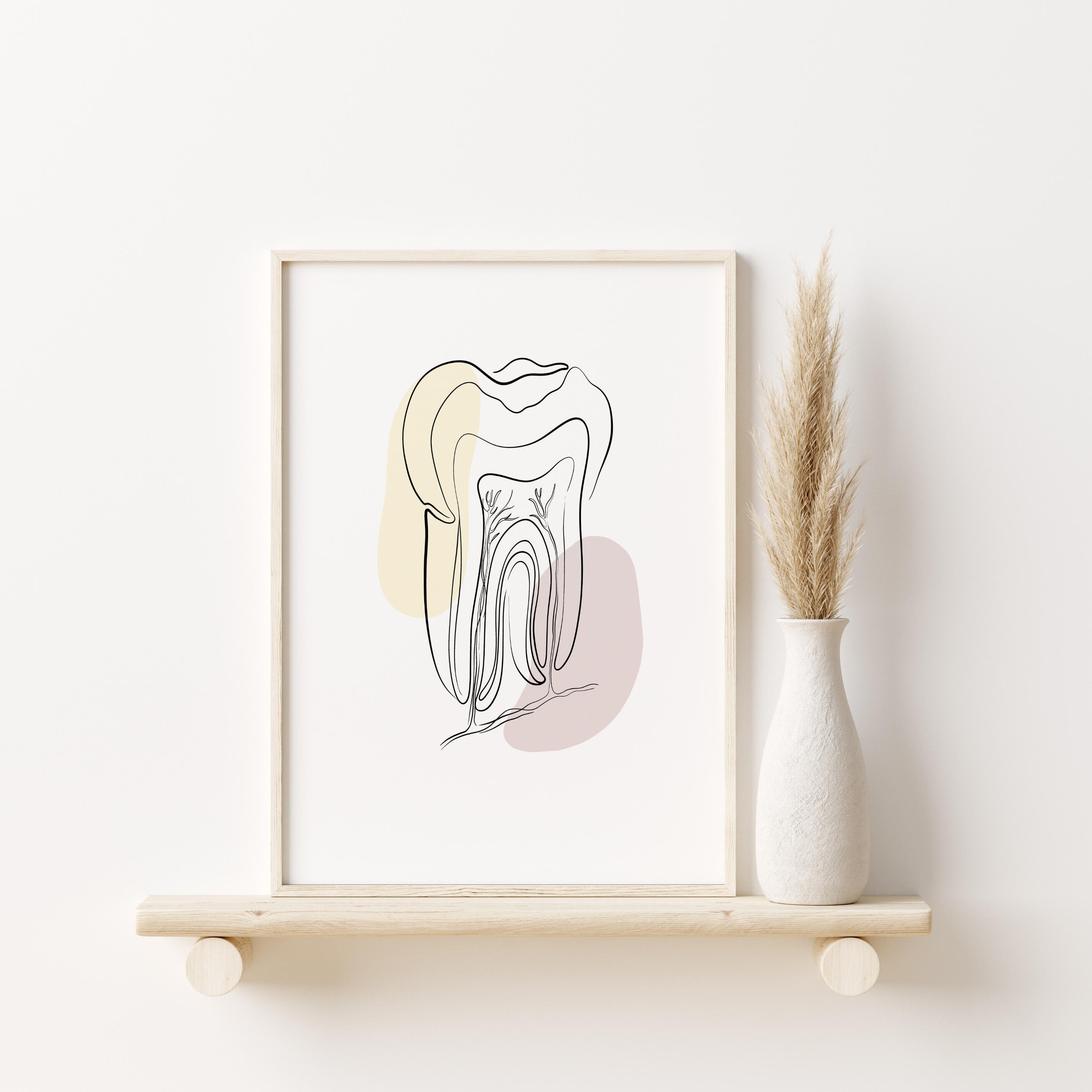 Dental Wall Art, Dental Art Digital Download, Dental Decor, Teeth Art ...