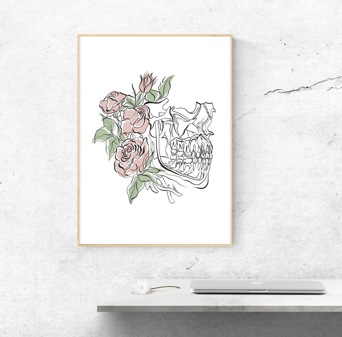 Human Anatomy Wall Art Floral Anatomy Art Anatomy Poster | Etsy