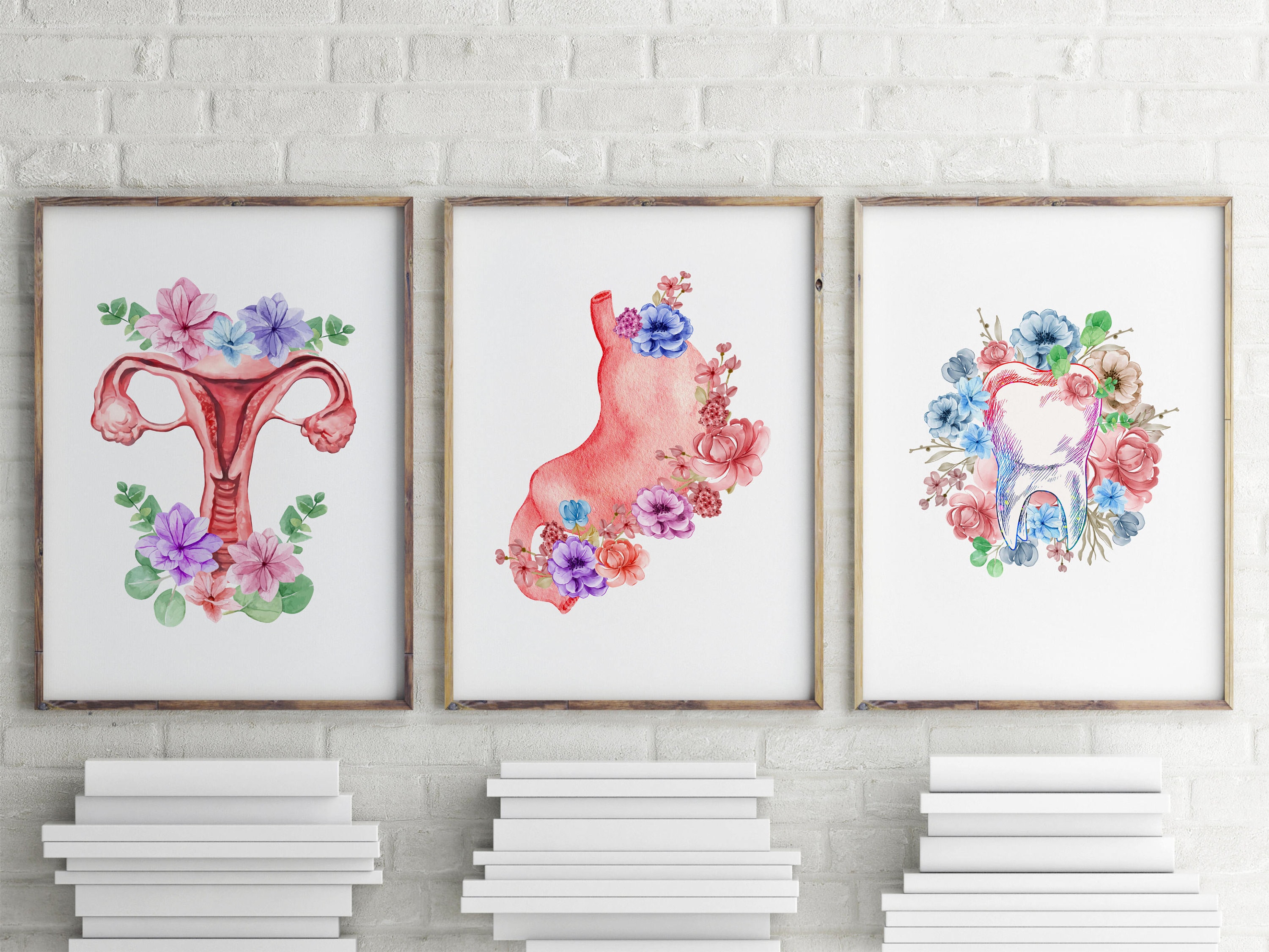 Anatomy Wall Art Set, Medical Poster, Anatomy Print Set, Medical Art ...