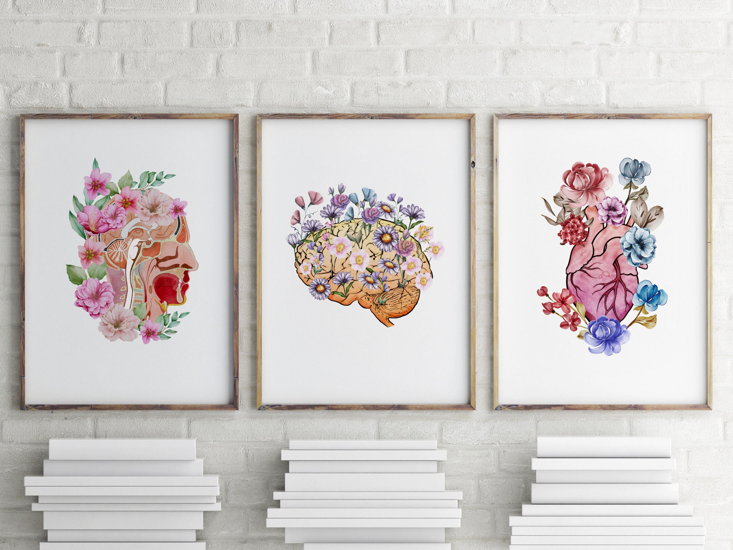 Anatomy Wall Art Set, Medical Poster, Anatomy Print Set, Medical Art ...