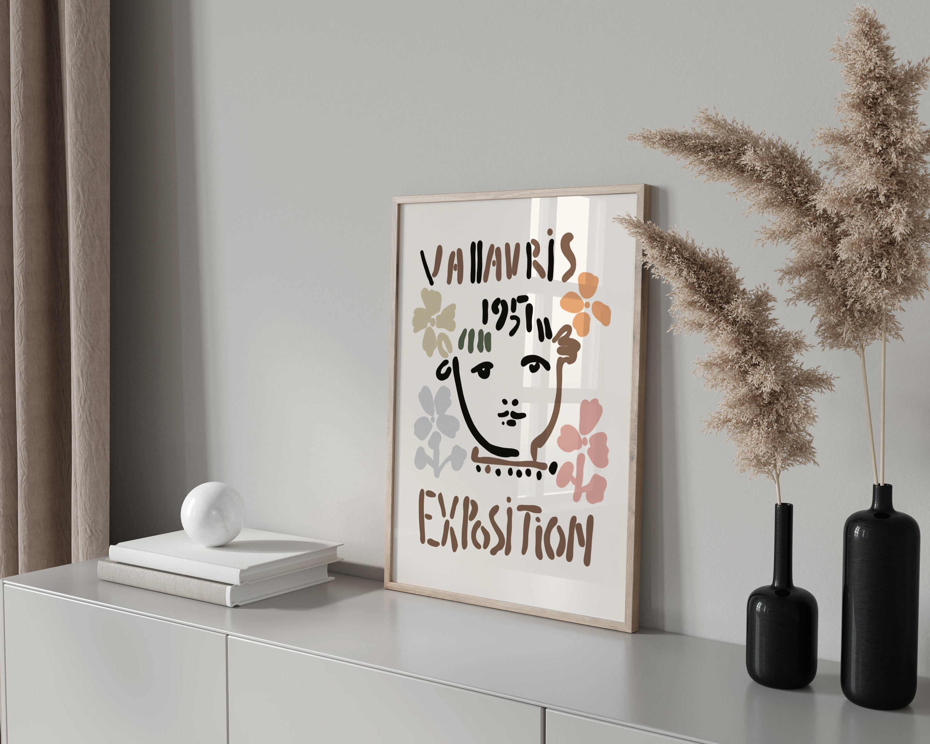 Triptych Wall Art, Gallery Art Prints, Picasso Morris Gallery Wall ...
