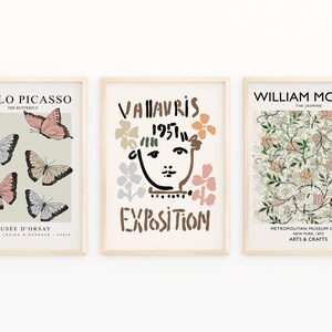 Triptych Wall Art, Gallery Art Prints, Picasso Morris Gallery Wall ...