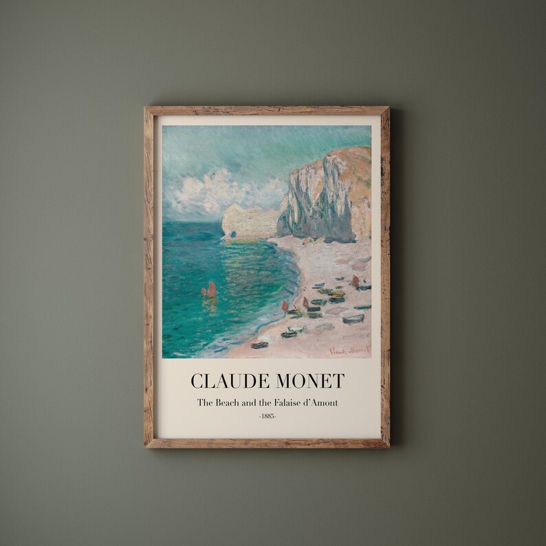 Monet Gallery Wall Set Claude Monet Poster Set Vintage Print - Etsy