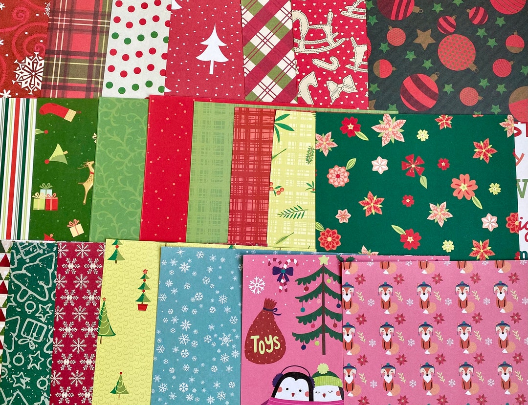 20 X Motif Paper 15 X 15 Cm Ephemera for Scrapbooking - Etsy