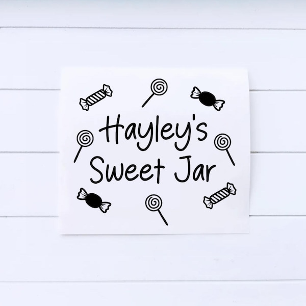 Jar Stickers With Text - Etsy UK