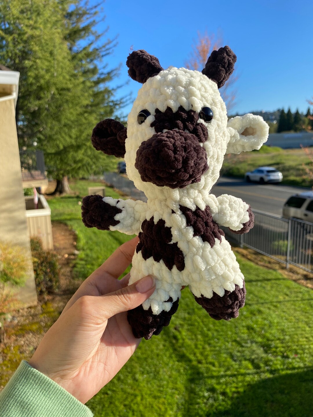 Moo Cow Plushie - Etsy