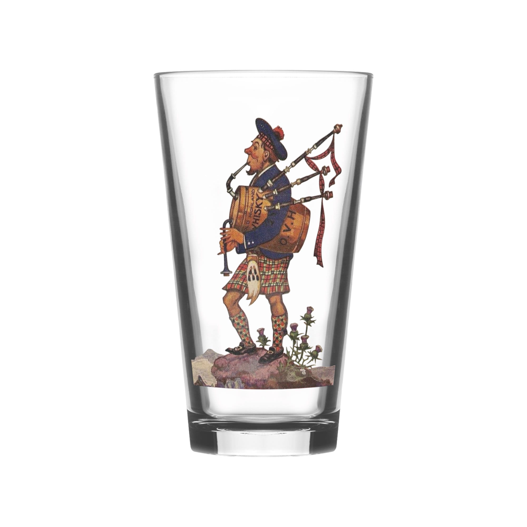 Piper With Whisky Barrel Bagpipes Pint Glass - Etsy