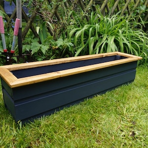 Rustic Wooden Farmhouse Garden Flower Planters - Etsy UK