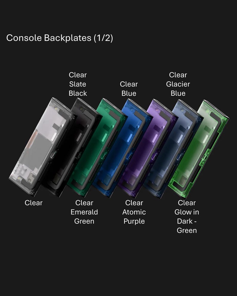 Custom Nintendo Switch 2 Shell Swap - Clear, Dpad - Backplate, Joycons ...