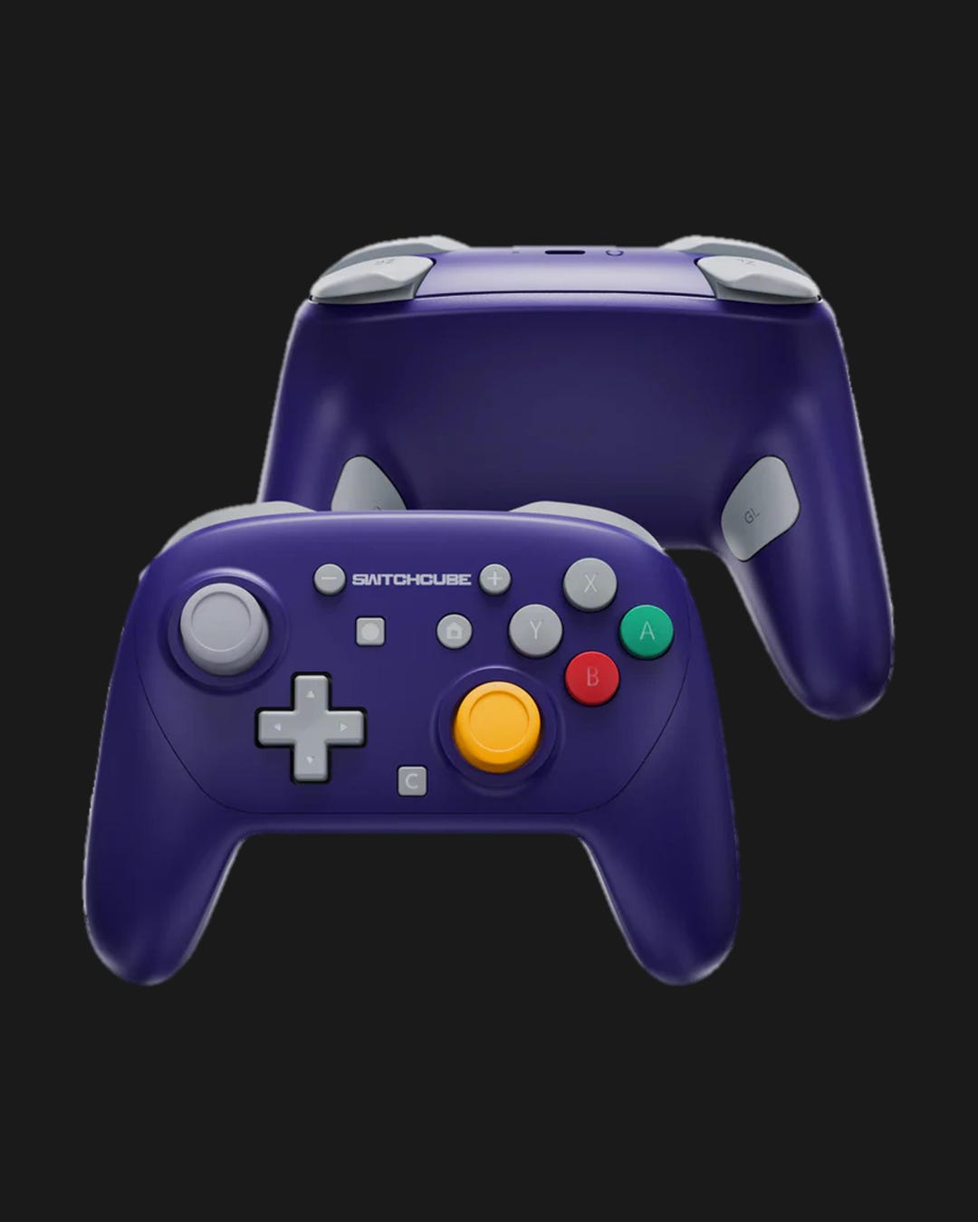 Custom Switchcube (gamecube Style) Indigo Switch 2 Pro Controller Shell ...