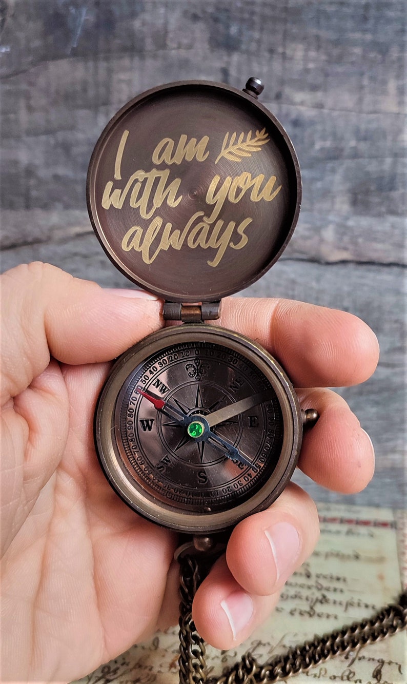 Engraved Compass Father's Day Gift Gift for Dad - Etsy