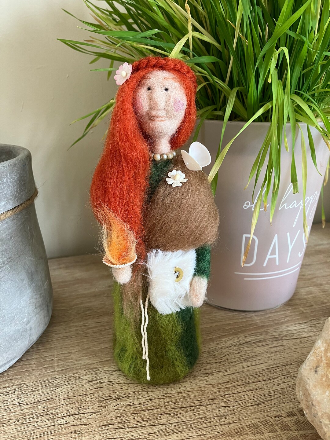 Fire Element Felted Guide transformation and Rebirth - Etsy