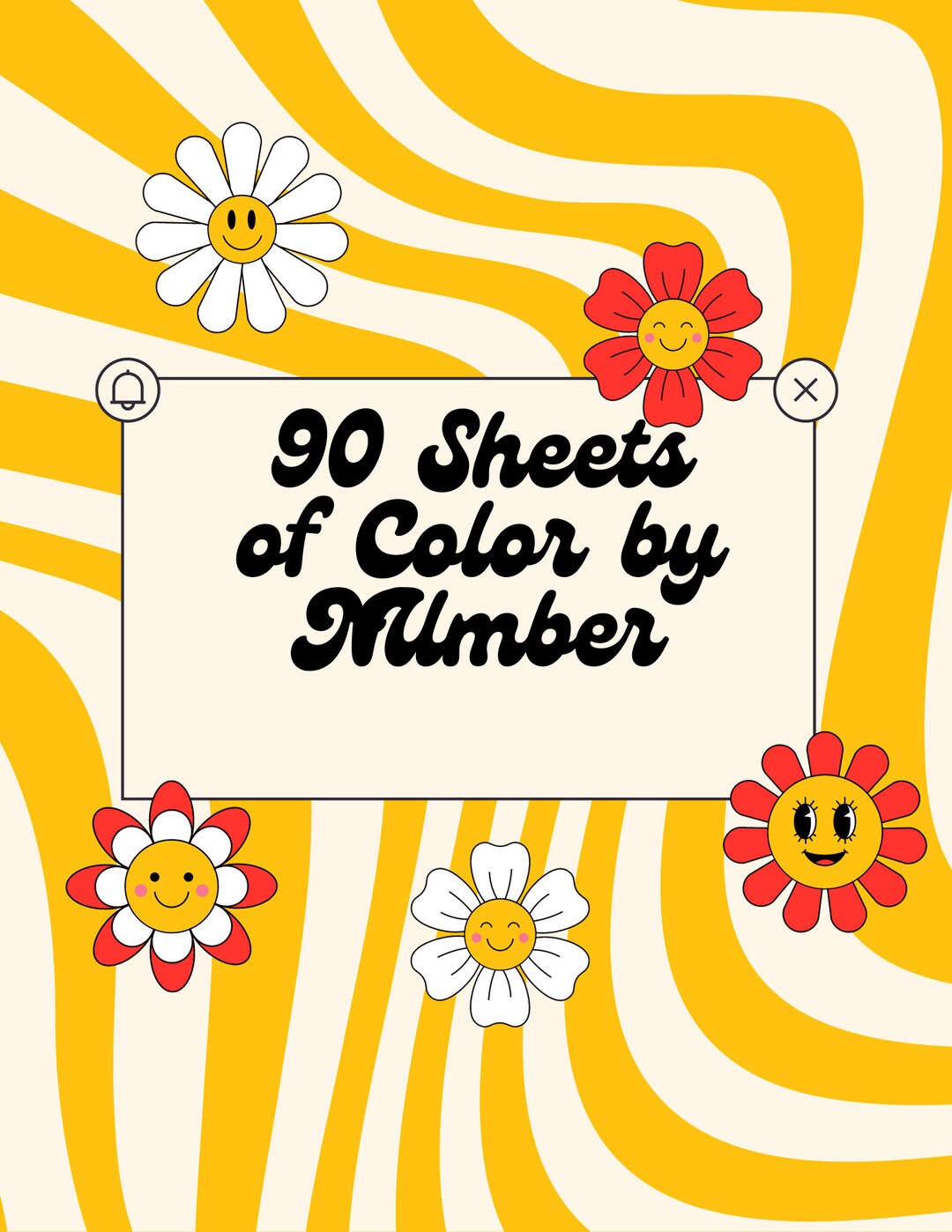 90 Pages of Color by Number for Kids! - Etsy