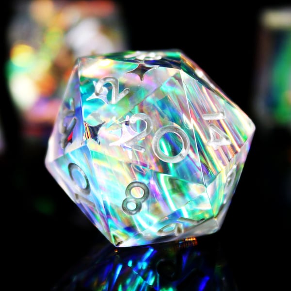 Clear Dice Set - Etsy