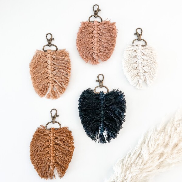 Feather Keychain - Etsy