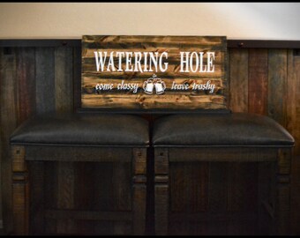 Watering Hole Sign - Etsy