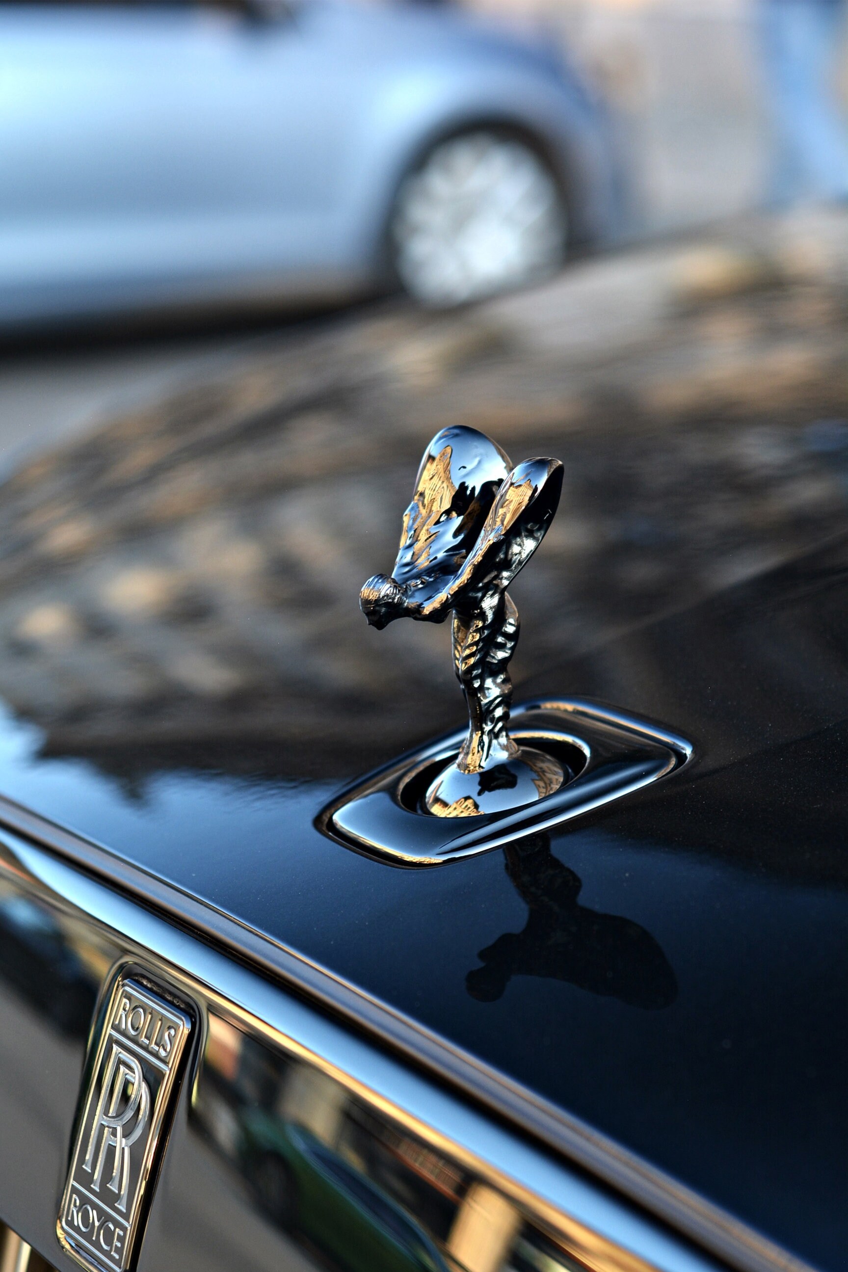 Rolls Royce Emblem, up Close in Black Poster - Etsy