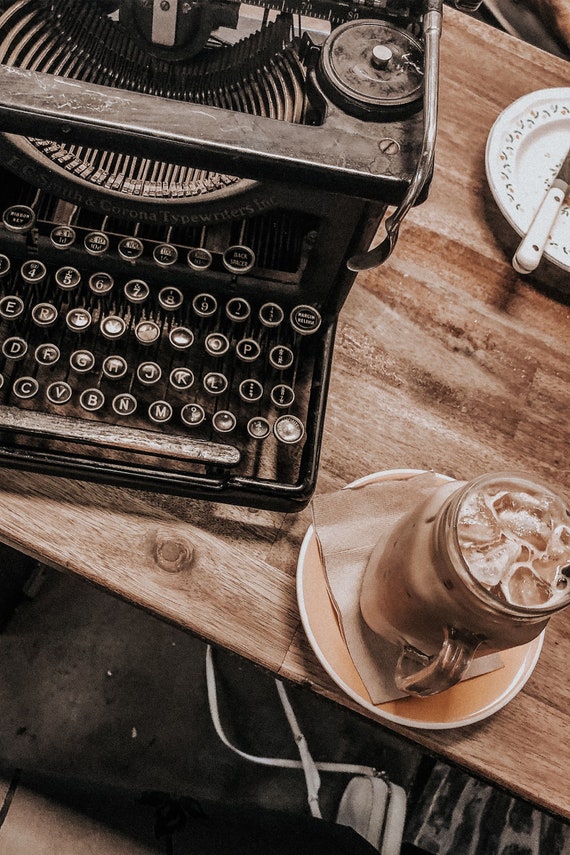Typewriter And Coffee Wallpaper