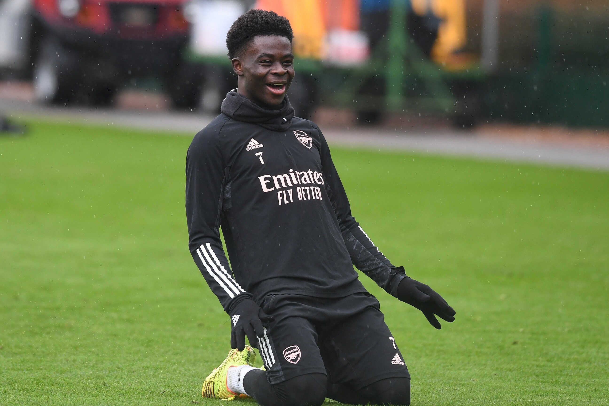 Bukayo Saka, Sliding, Training Kit 4K 24 X 36 Inch Poster - Etsy